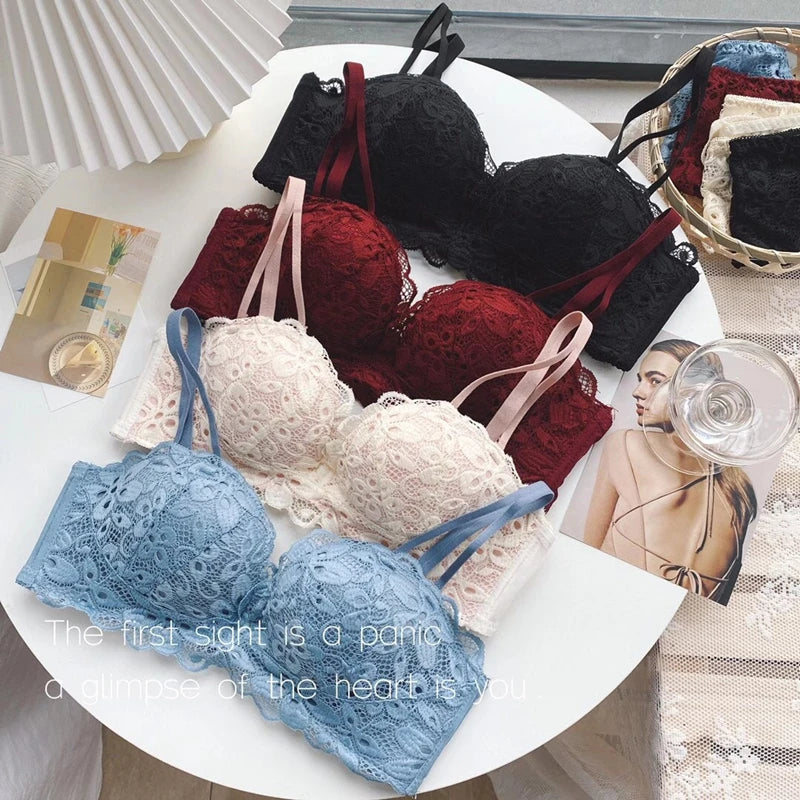 Elegant Lace Bras Set - 4 Colors Available on Luulla